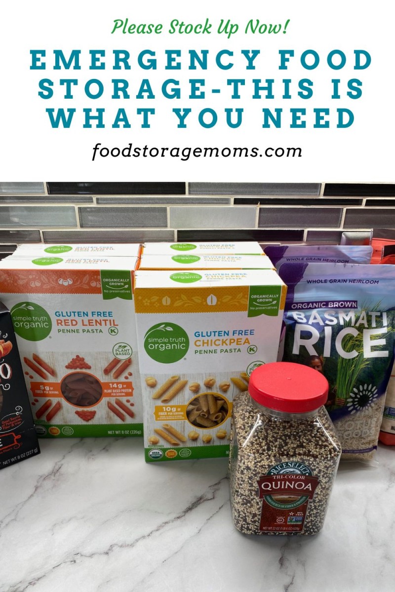 Emergency Food Storage-This Is What You Need - Food Storage Moms