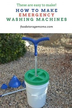 How To Make Emergency Washing Machines - Food Storage Moms