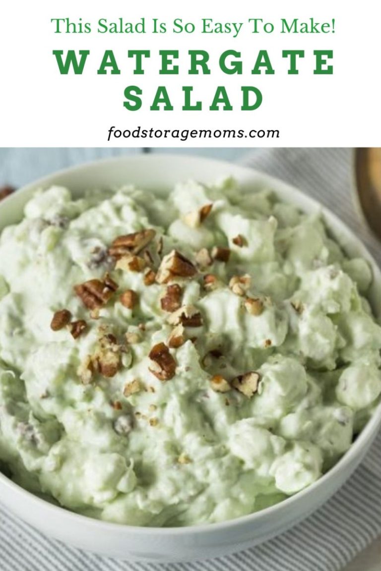 Watergate Salad aka Pistachio Fluff - Food Storage Moms