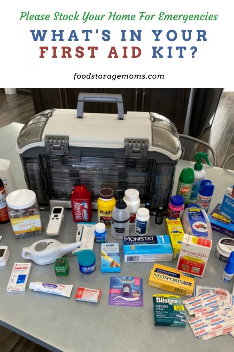What's In Your First Aid Kit? - Food Storage Moms
