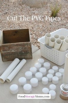 DIY PVC Frozen Ice Containers For Emergencies