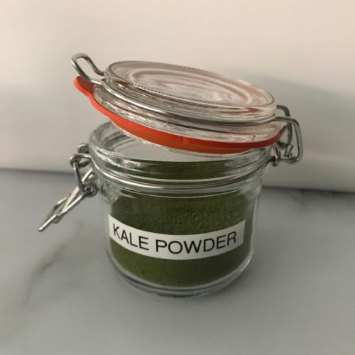 Dehydrating Kale and Make Kale Powder - Food Storage Moms
