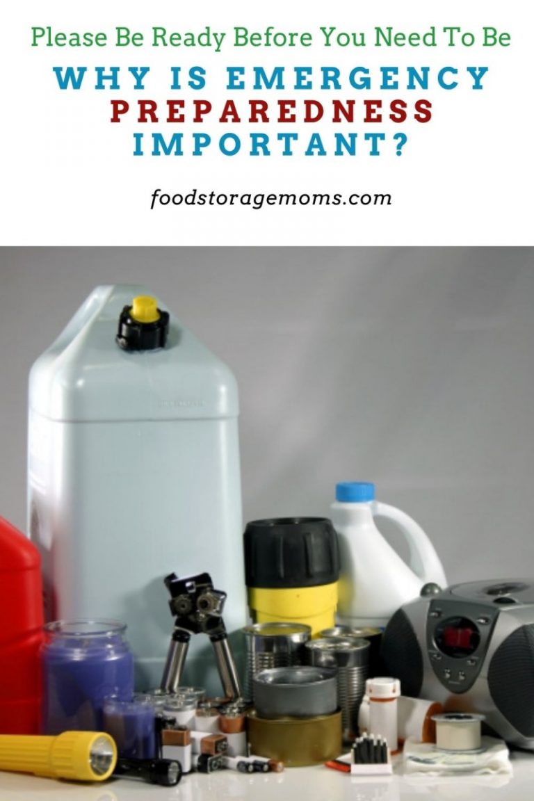 Why is Emergency Preparedness Important? - Food Storage Moms