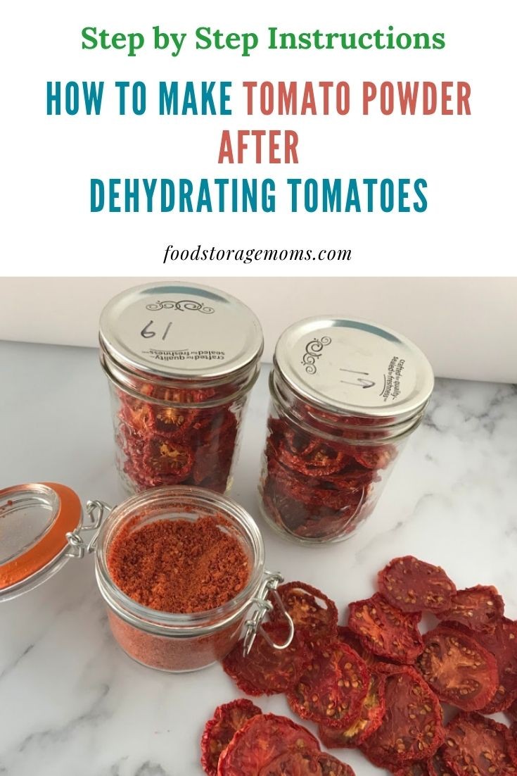 Dehydrating Tomatoes and Tomato Powder - Food Storage Moms