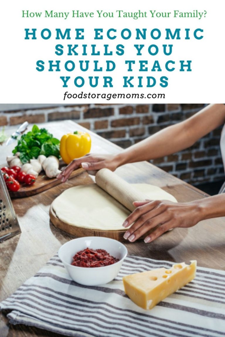 Home Economic Skills You Should Teach Your Kids - Food Storage Moms