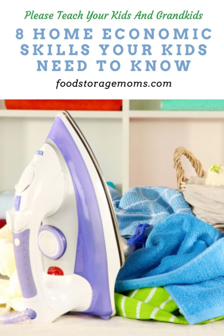 8 Home Economic Skills Your Kids Need to Know - Food Storage Moms