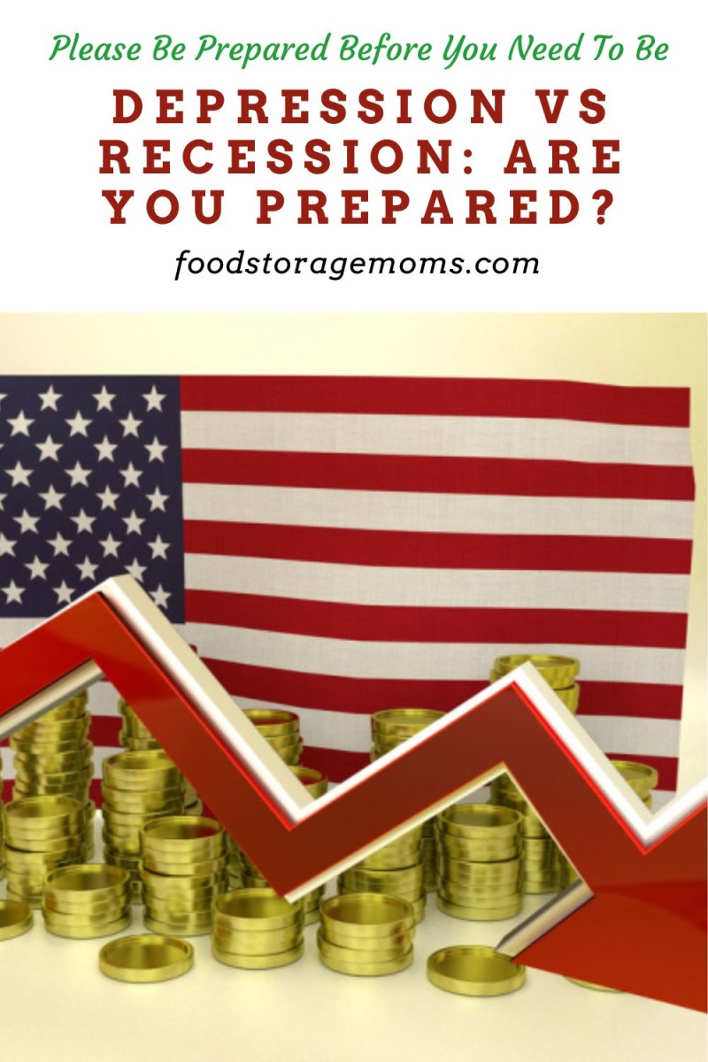 Depression vs Recession: Are You Prepared? - Food Storage Moms