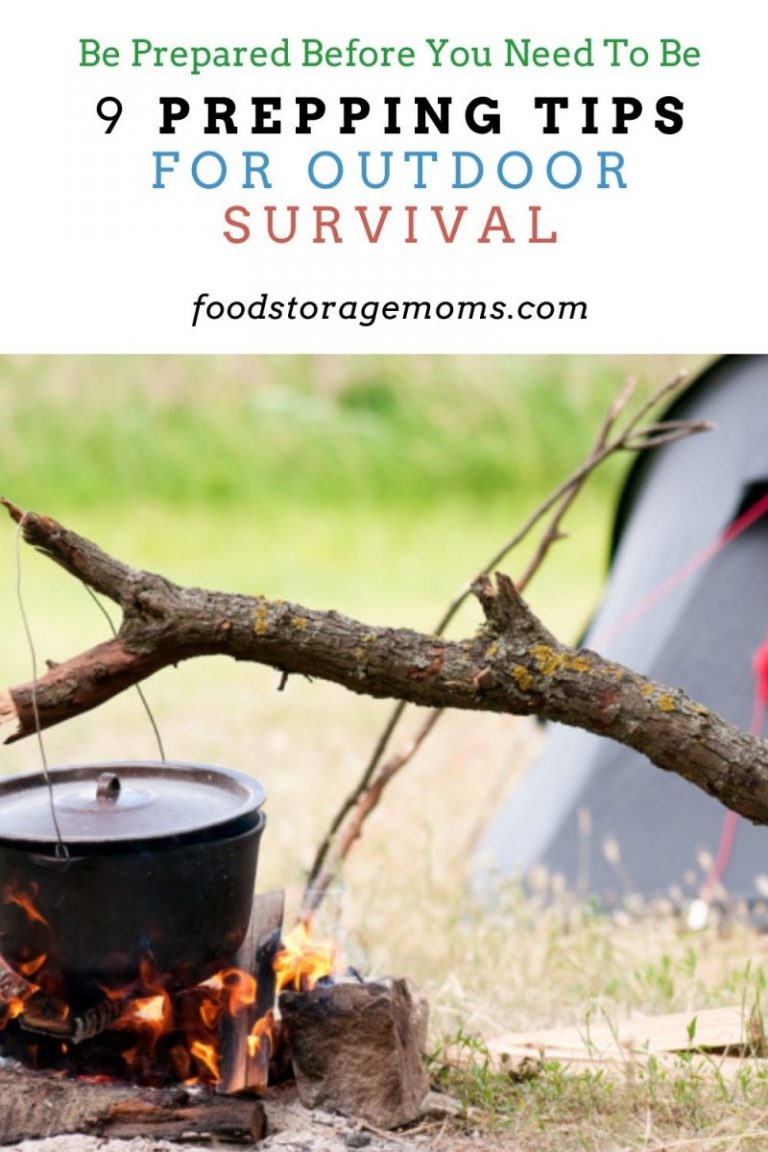 9 Prepping Tips for Outdoor Survival - Food Storage Moms