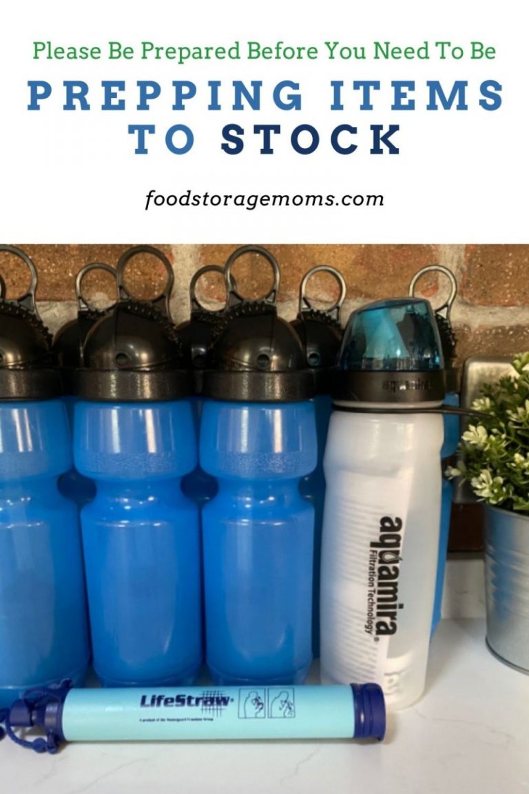 Prepping Items to Stock - Food Storage Moms