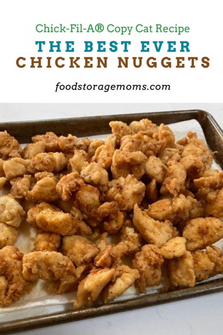 The Best Ever Chicken Nuggets - Food Storage Moms