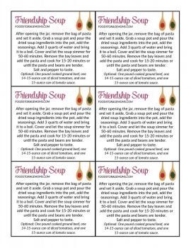 Friendship Soup Mix In A Jar - Food Storage Moms