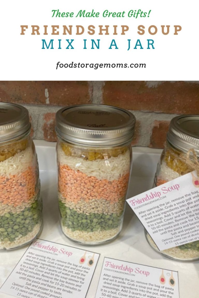 Friendship Soup Mix In A Jar - Food Storage Moms