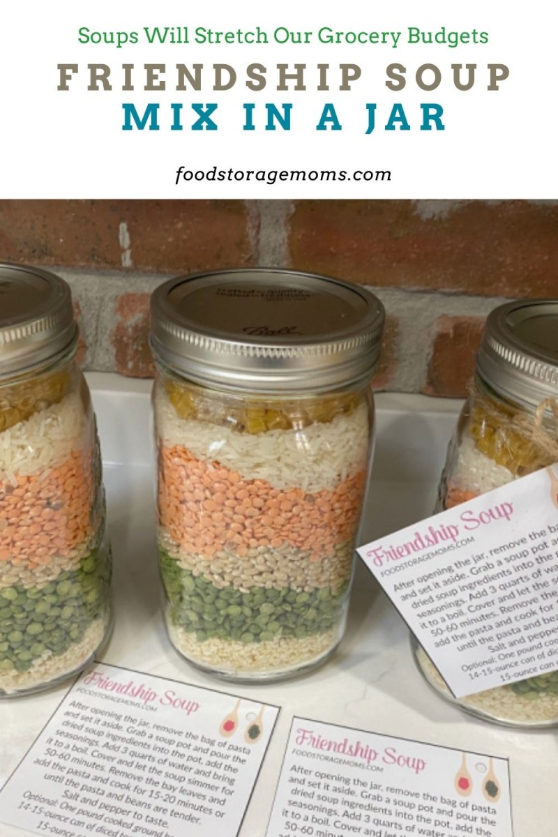 Friendship Soup Mix In A Jar - Food Storage Moms