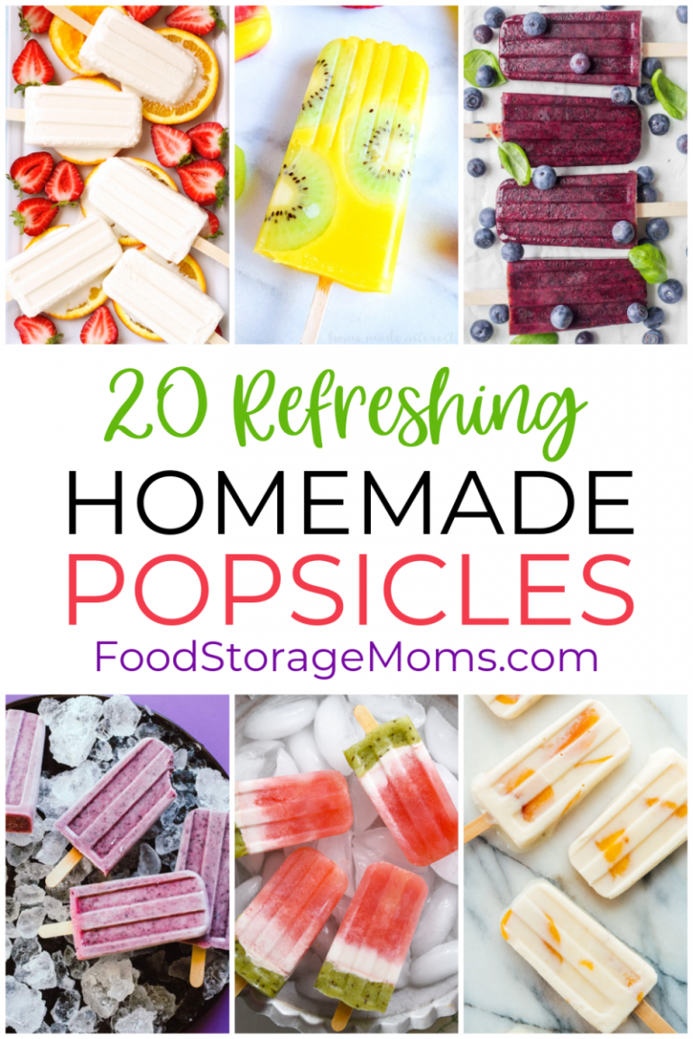 20 Refreshing Homemade Popsicles - Food Storage Moms