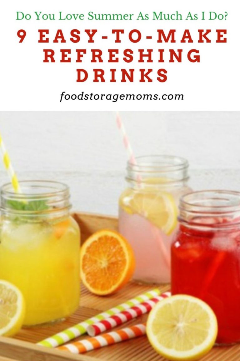9 Easy To Make Refreshing Drinks