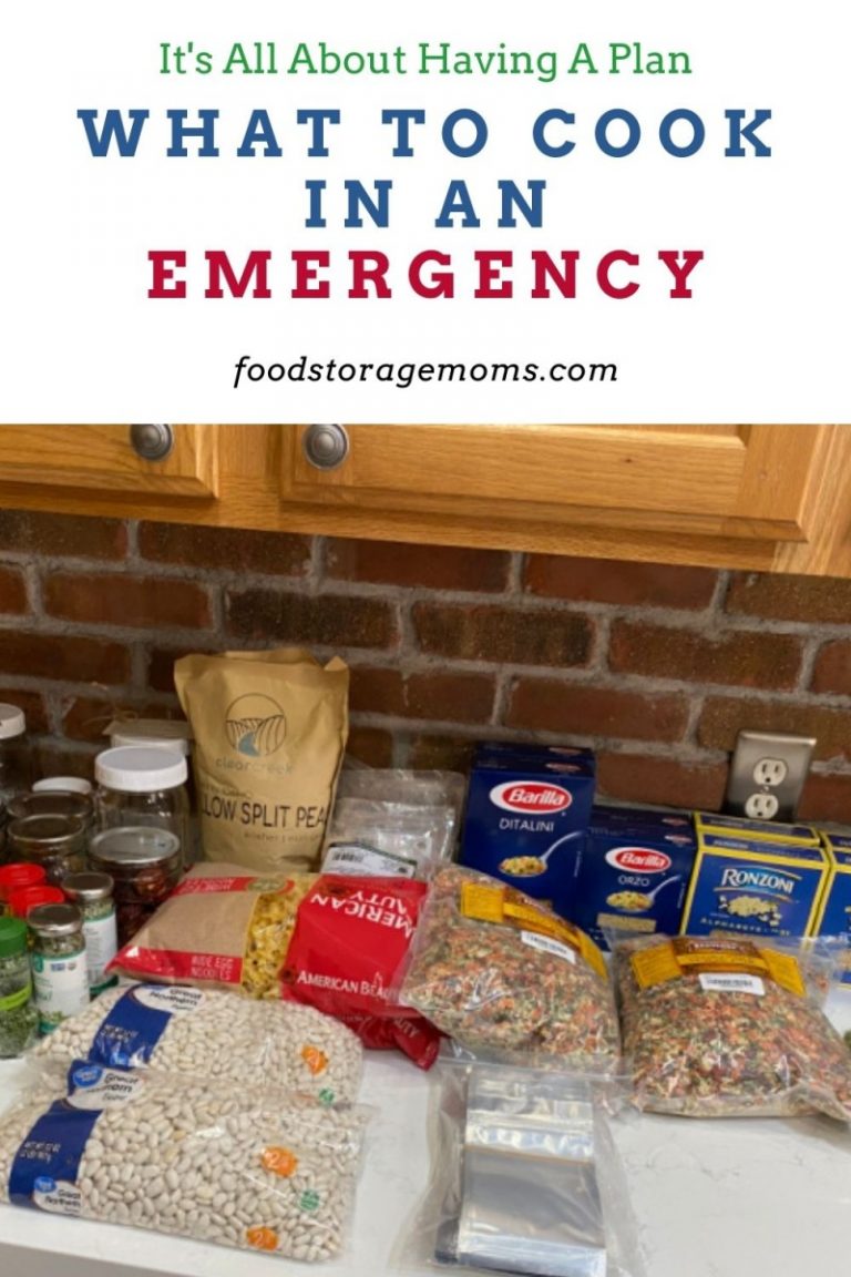 What to Cook in an Emergency - Food Storage Moms