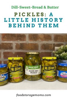 Pickles: A Little History Behind Them - Food Storage Moms