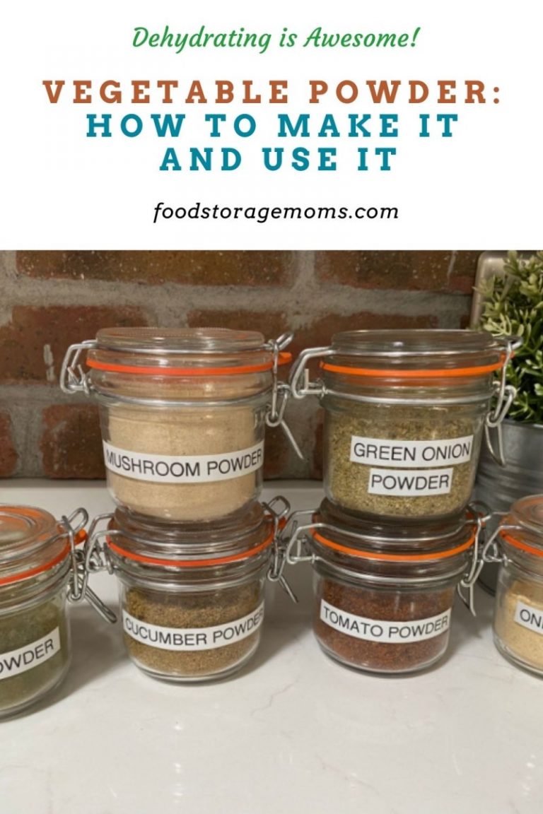 Vegetable Powder: How To Make It and Use It - Food Storage Moms