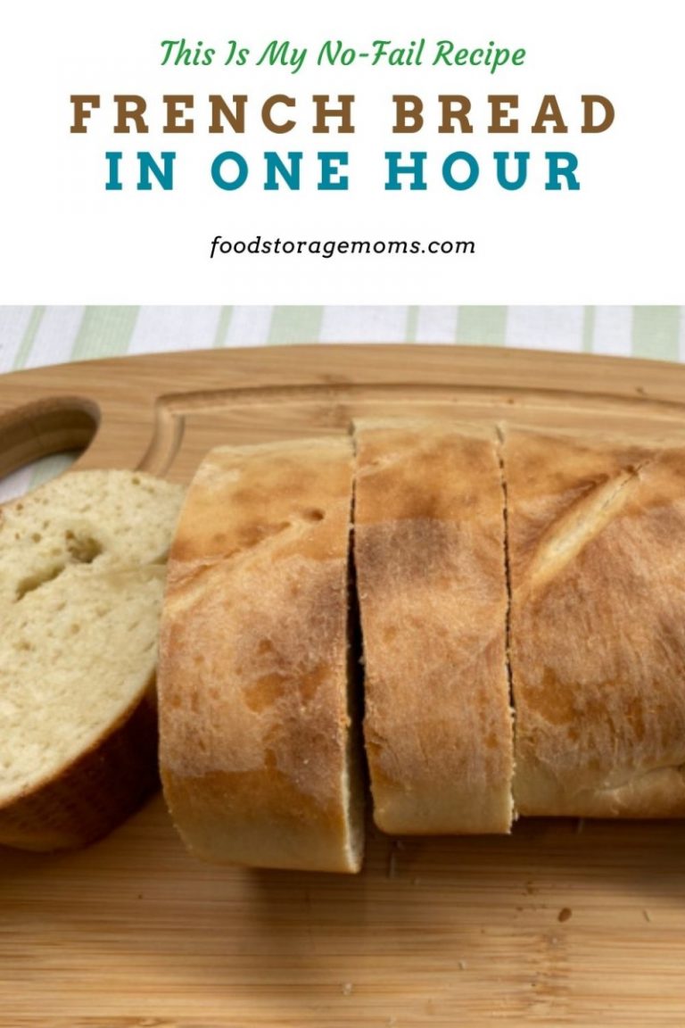 French Bread In One Hour - Food Storage Moms