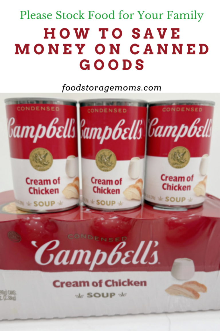 How to Save Money on Canned Goods - Food Storage Moms