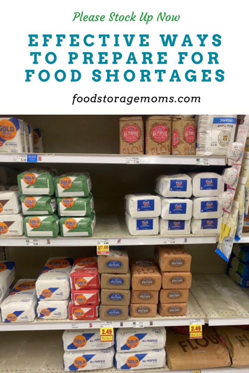 Effective Ways To Prepare For Food Shortages - Food Storage Moms