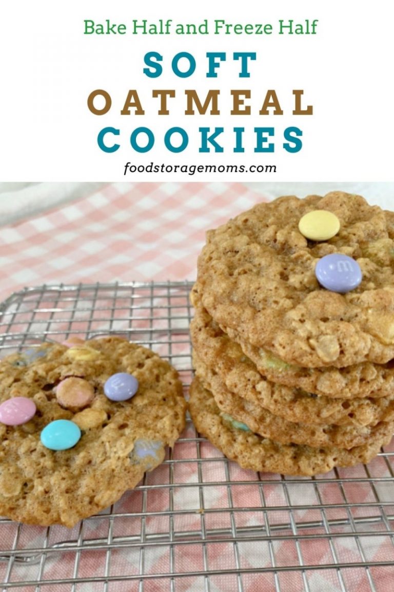 Soft Oatmeal Cookies - Food Storage Moms