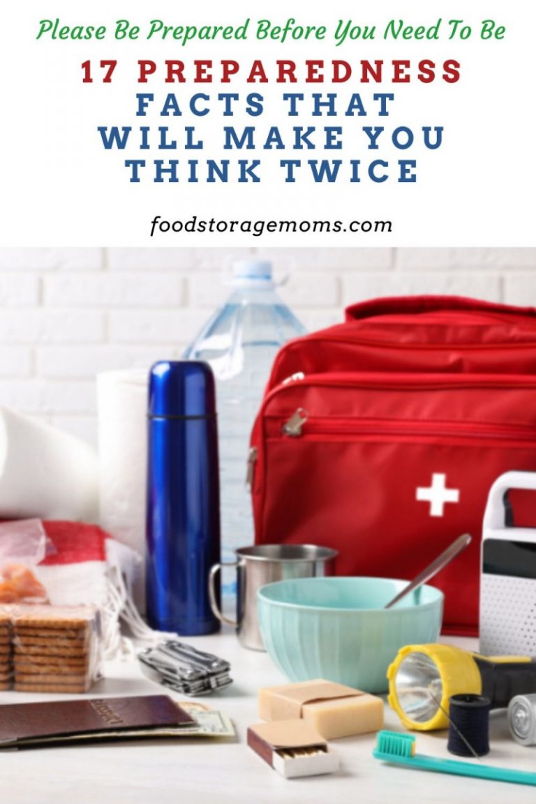 17 Preparedness Facts That Will Make You Think Twice - Food Storage Moms