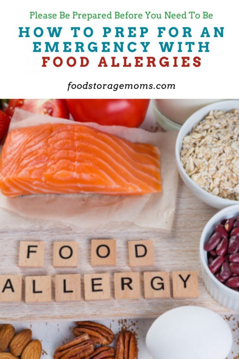 How to Prep for an Emergency with Food Allergies - Food Storage Moms