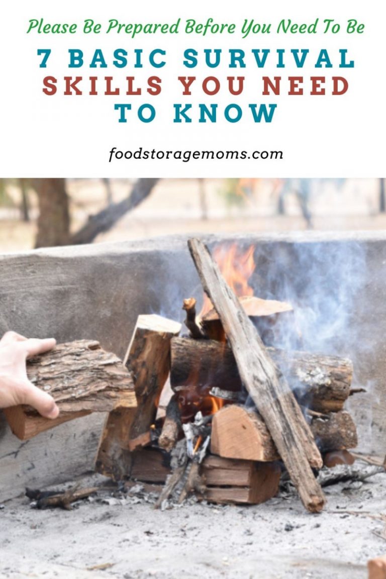 7 Basic Survival Skills You Need To Know - Food Storage Moms