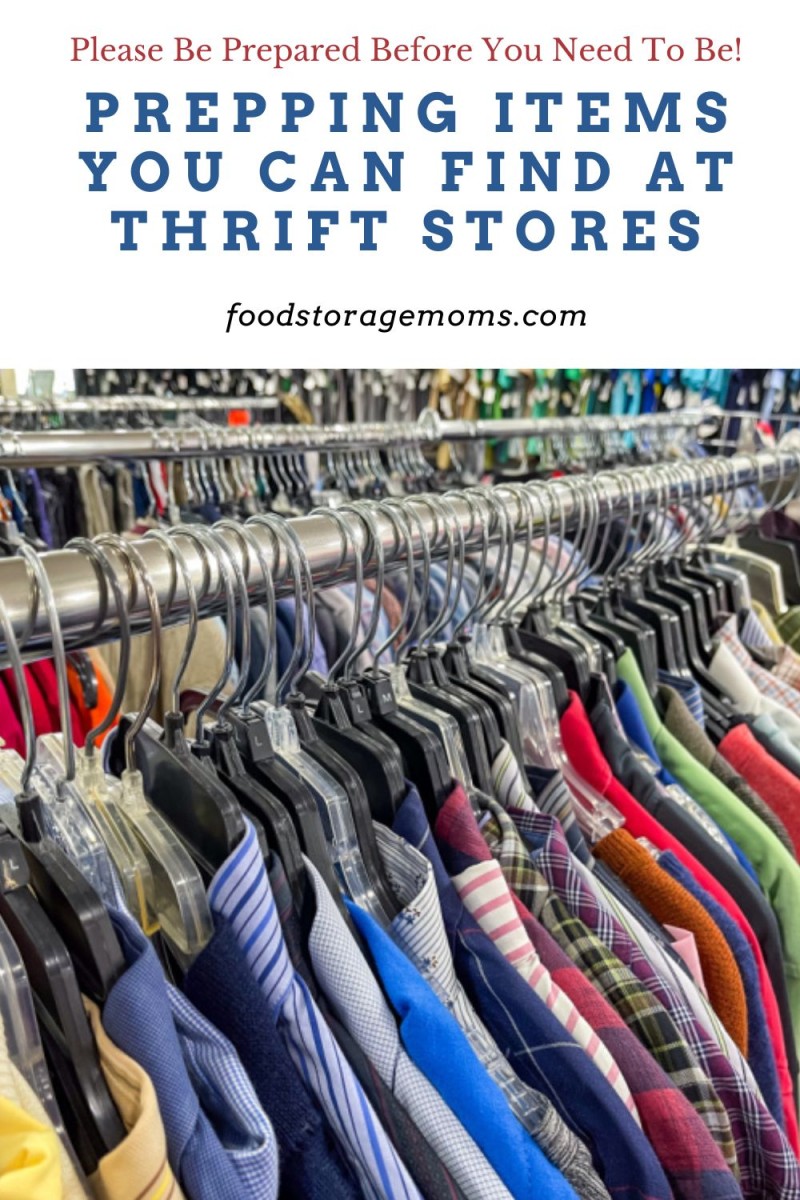 Prepping Items You Can Find at Thrift Stores - Food Storage Moms