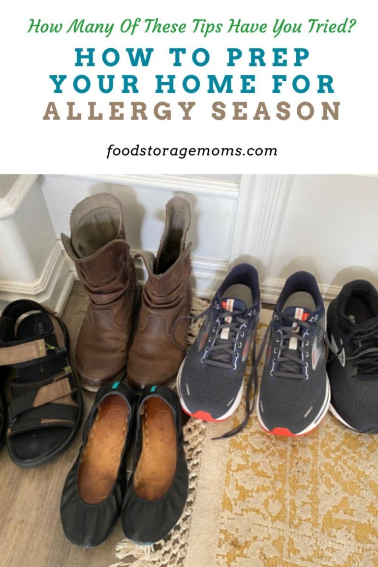 How to Prep Your Home for Allergy Season - Food Storage Moms