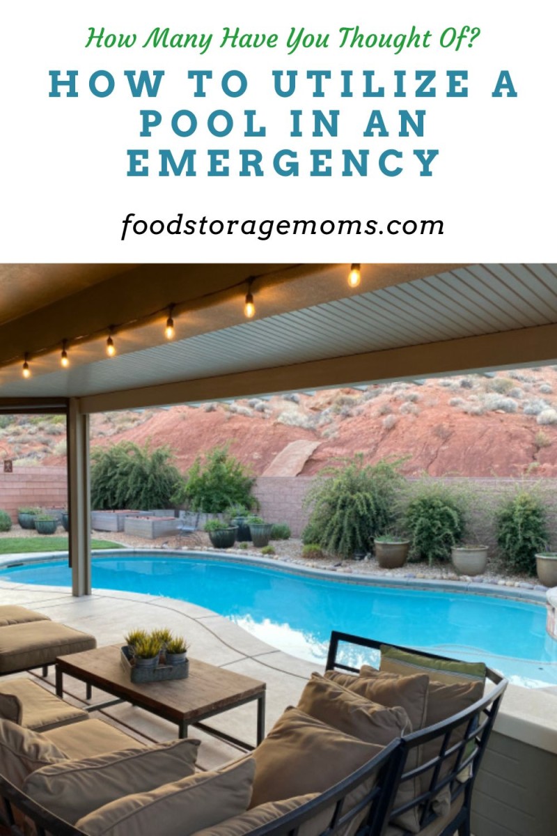 How to Utilize a Pool in an Emergency - Food Storage Moms