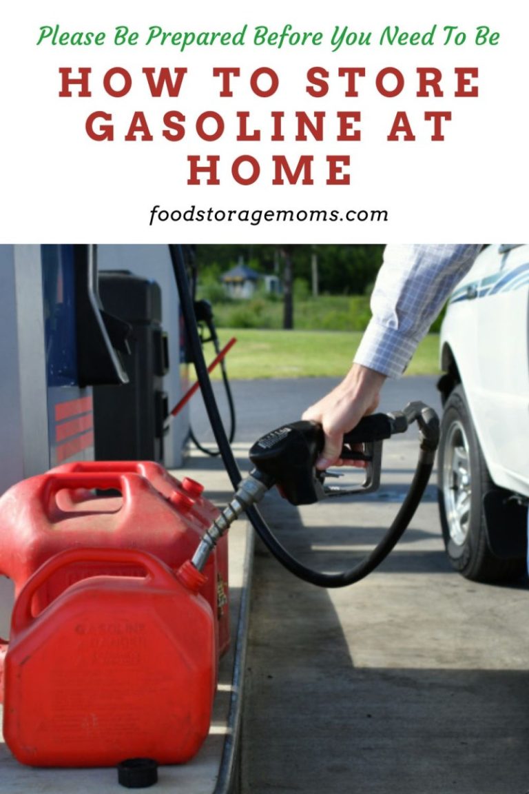 How to Store Gasoline at Home - Food Storage Moms