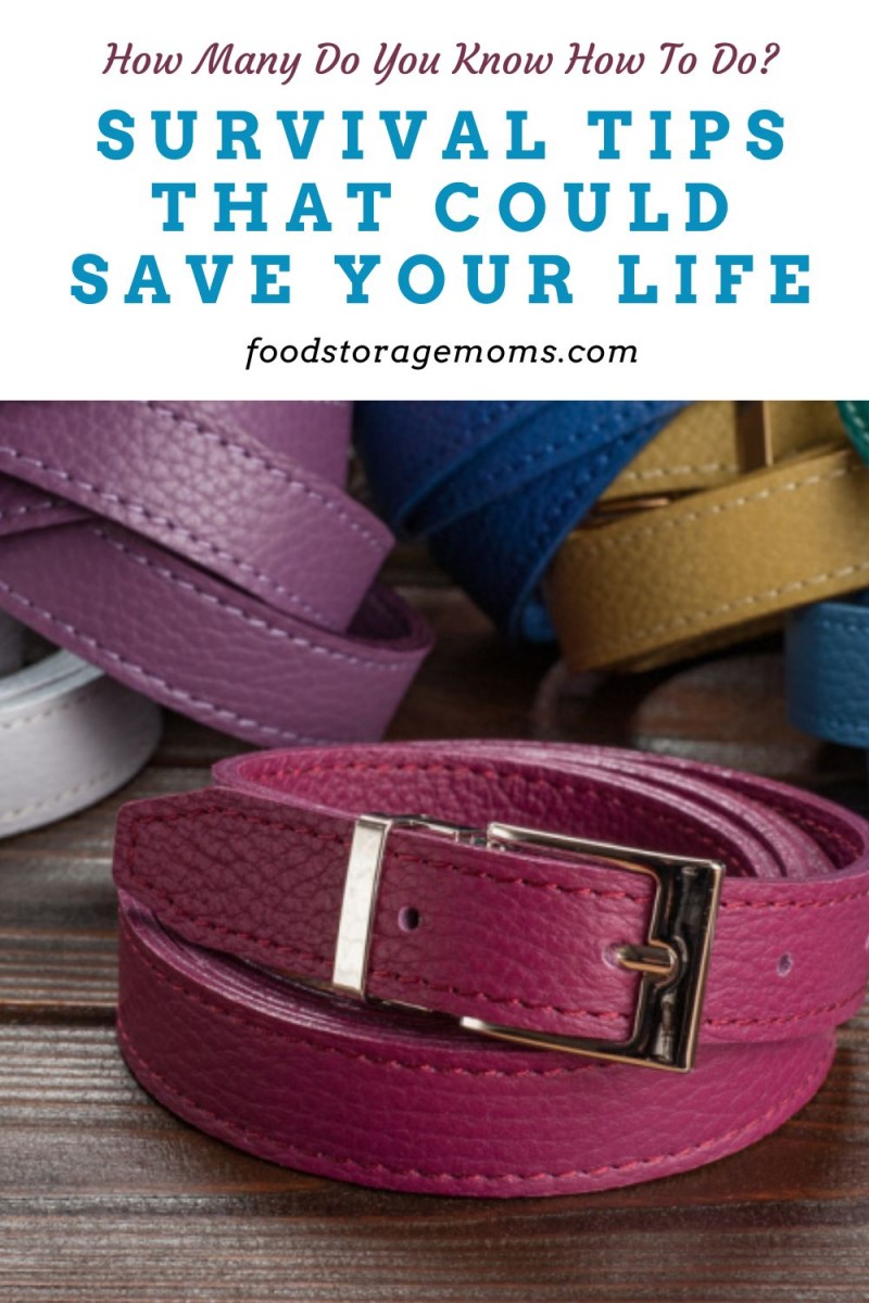 Survival Tips that Could Save Your Life - Food Storage Moms