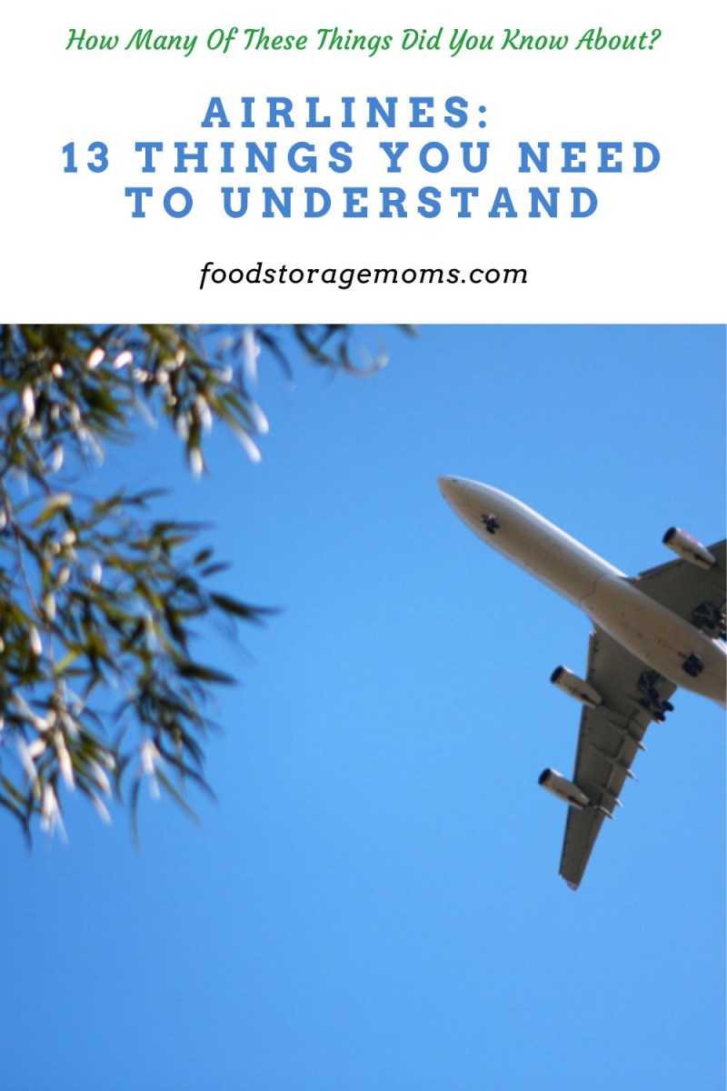 Airlines: 13 Things You Need To Understand - Food Storage Moms