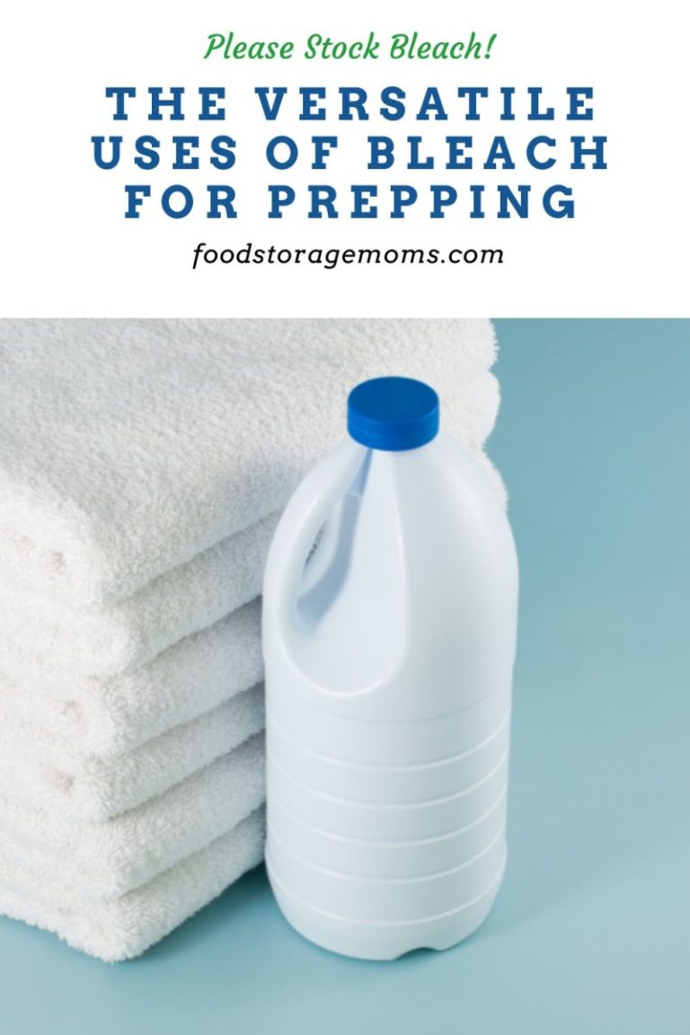 The Versatile Uses of Bleach for Prepping - Food Storage Moms
