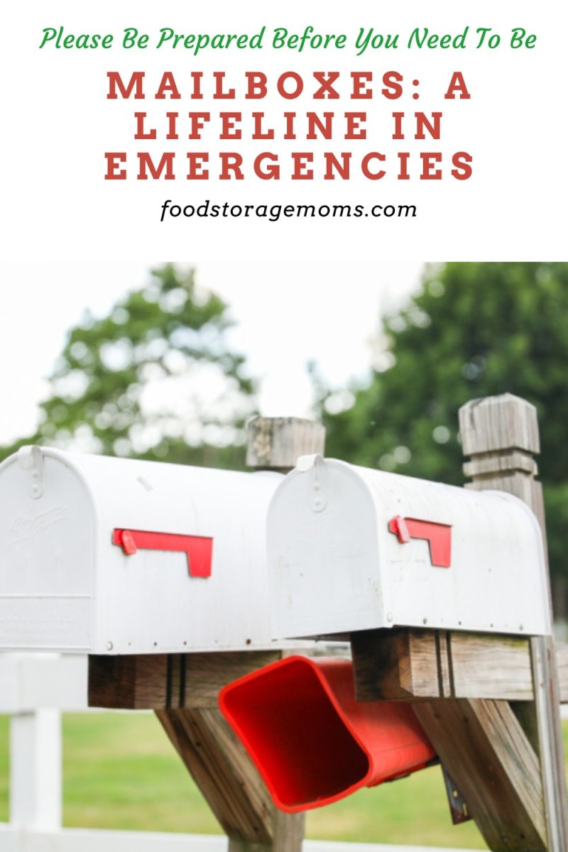 Mailboxes: A Lifeline in Emergencies - Food Storage Moms
