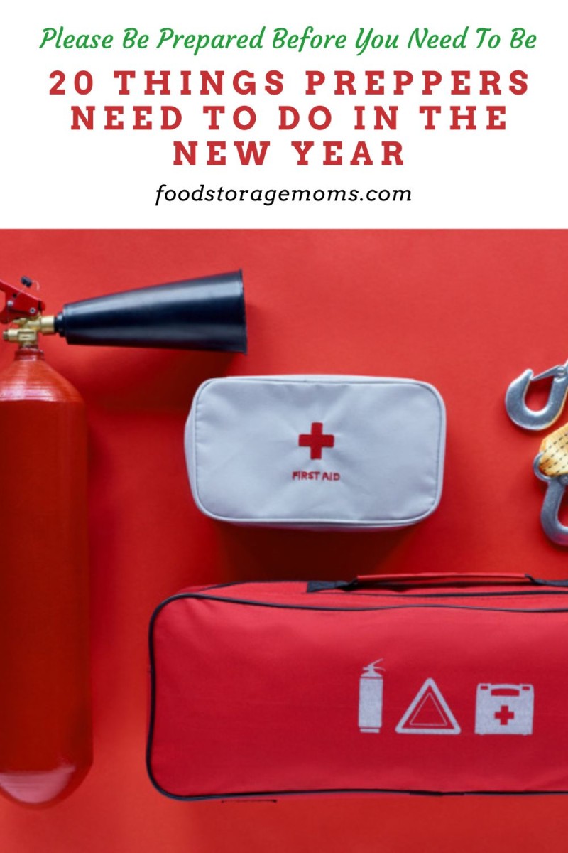 20 Things Preppers Need to Do in the New Year - Food Storage Moms