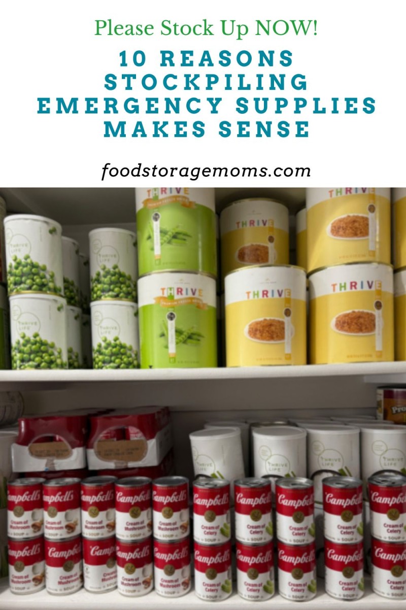 10 Reasons Stockpiling Emergency Supplies Makes Sense - Food Storage Moms