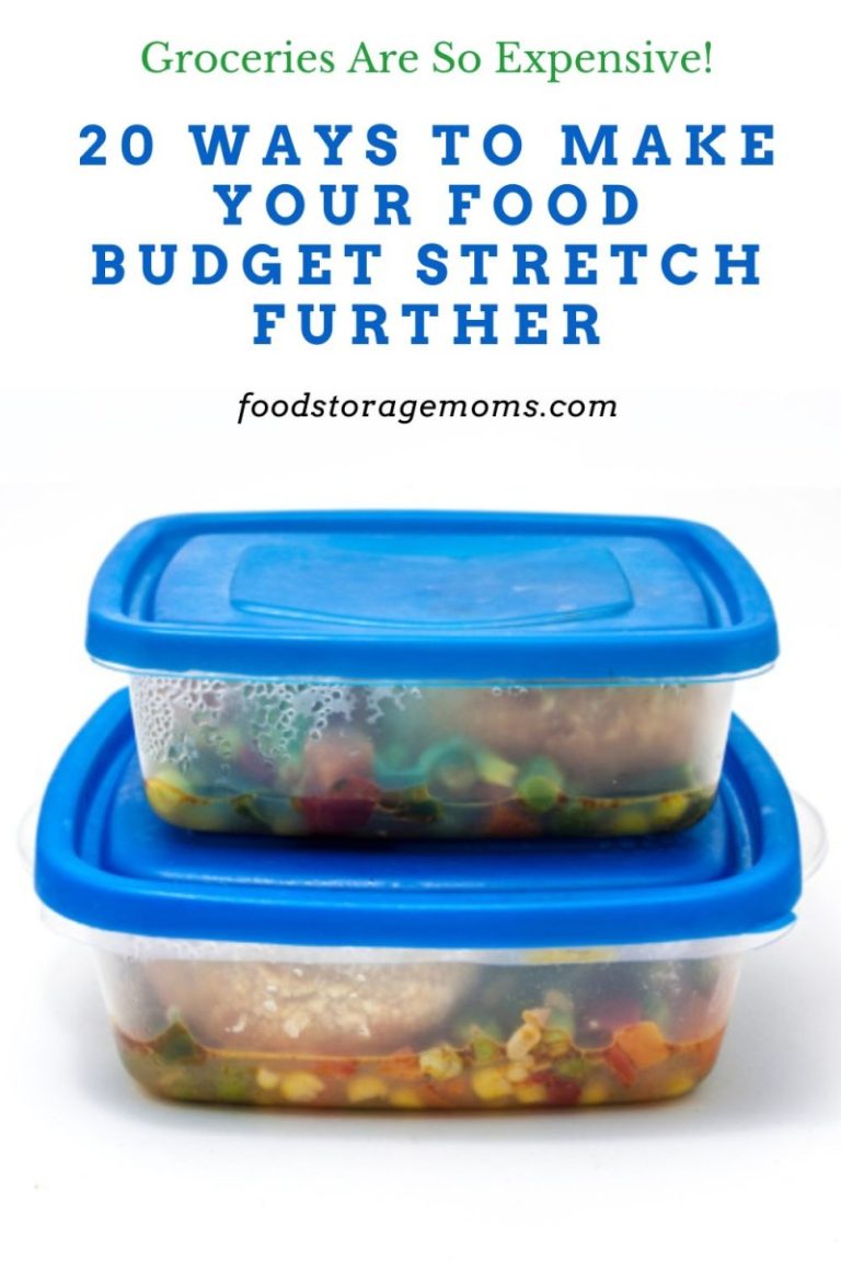 20 Ways to Make Your Food Budget Stretch Further - Food Storage Moms