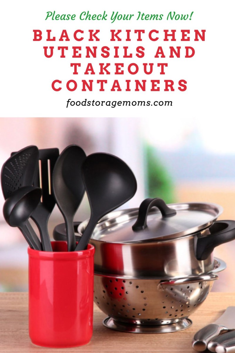 Black Kitchen Utensils And Takeout Containers (Are They Safe?) - Food ...