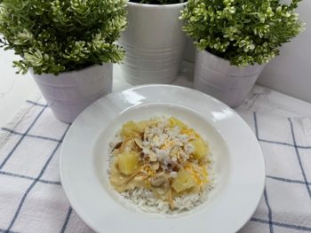 Classic Chicken Haystacks aka Hawaiian Haystacks - Food Storage Moms