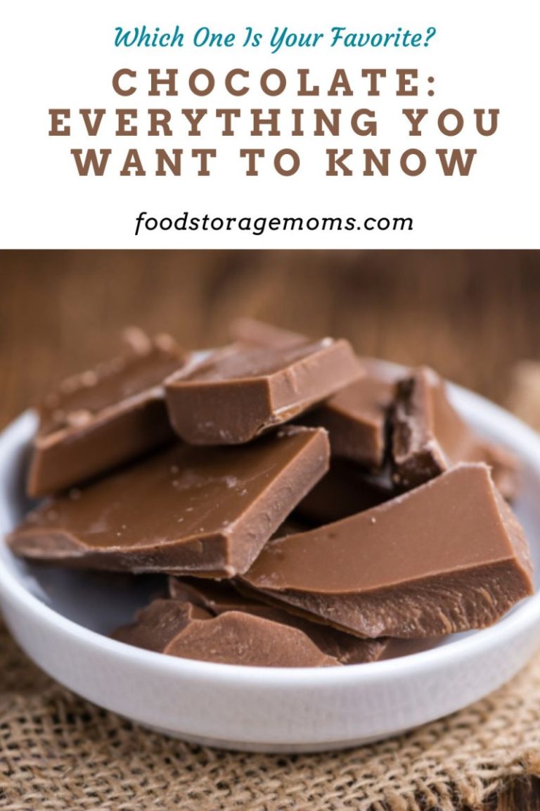 Chocolate: Everything You Want to Know - Food Storage Moms