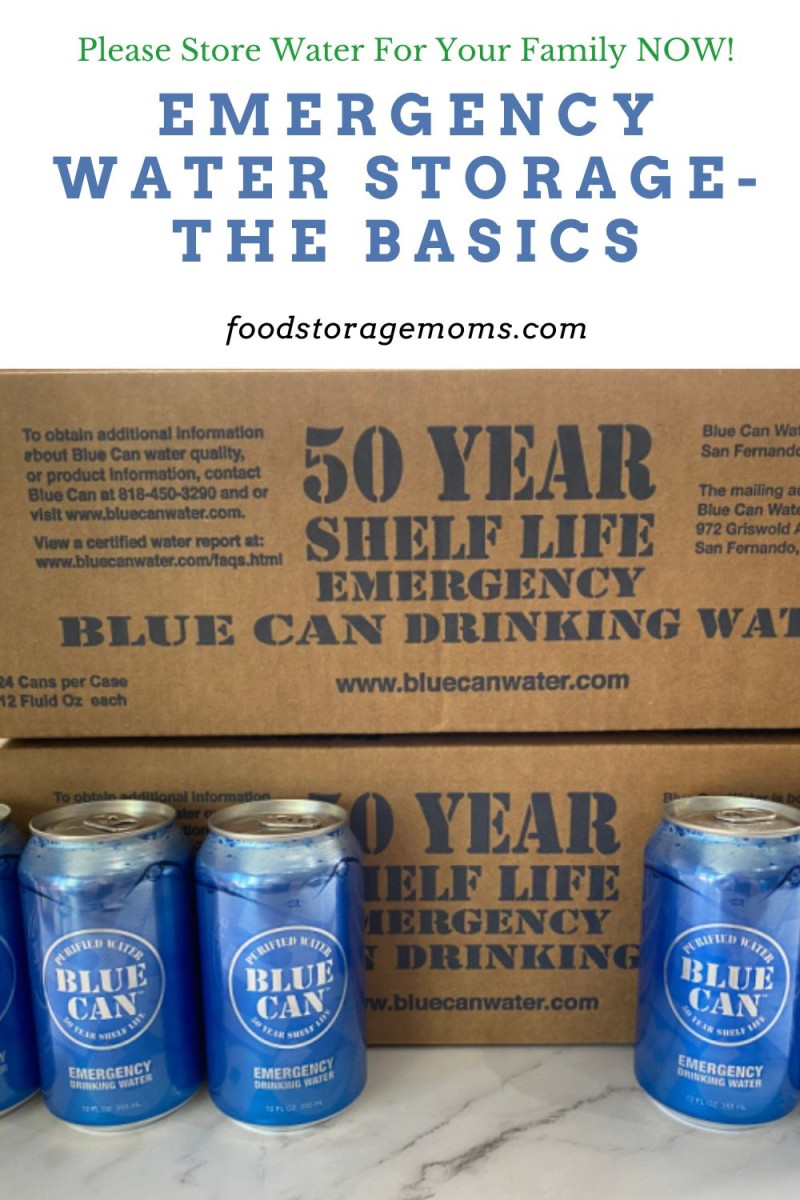 Emergency Water Storage-The Basics - Food Storage Moms
