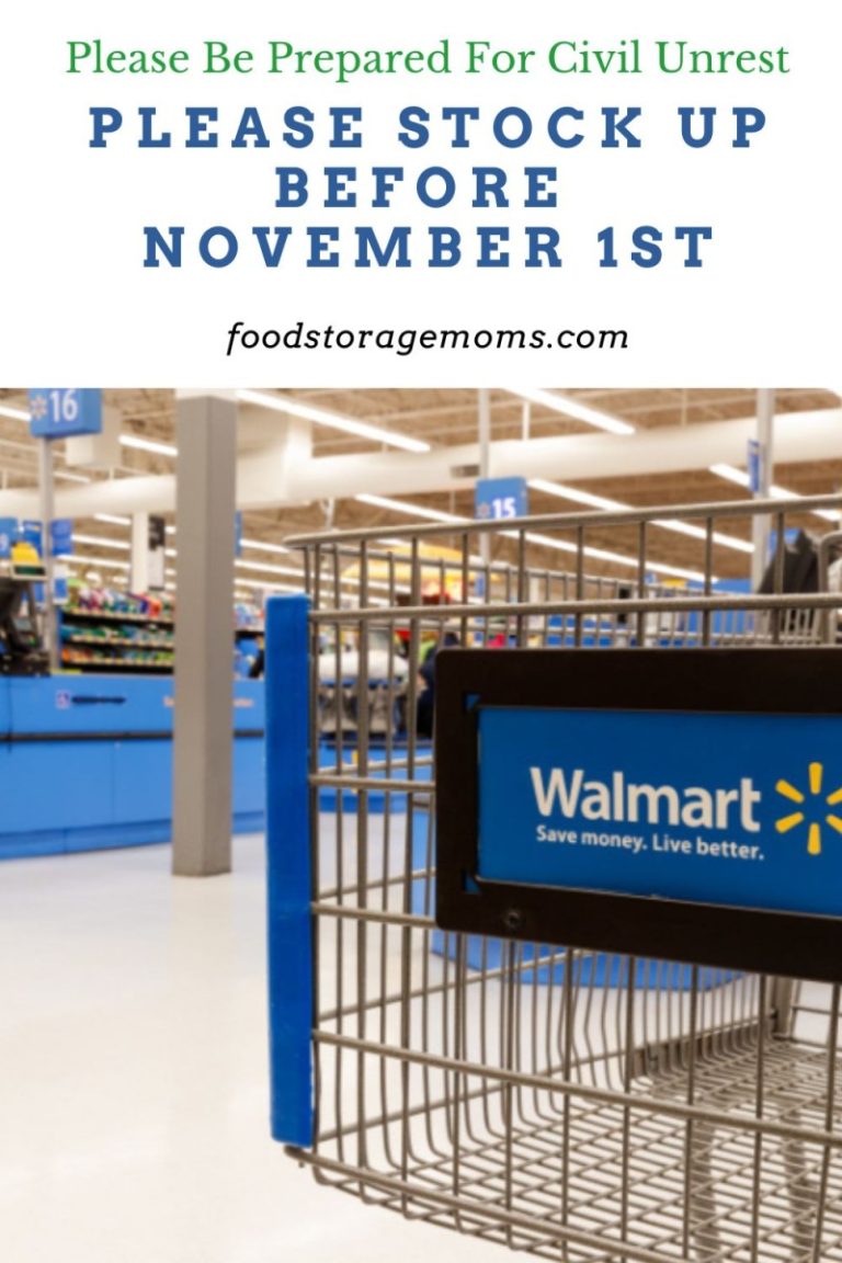Please Stock Up Before November 1st - Food Storage Moms