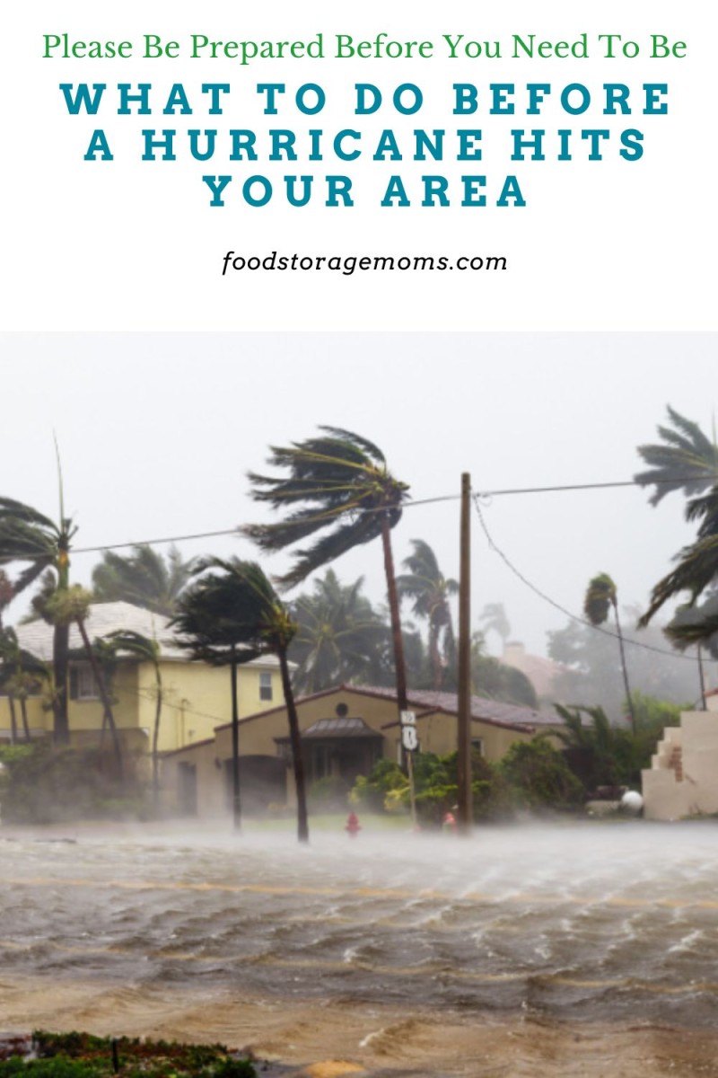 What To Do Before A Hurricane Hits Your Area - Food Storage Moms