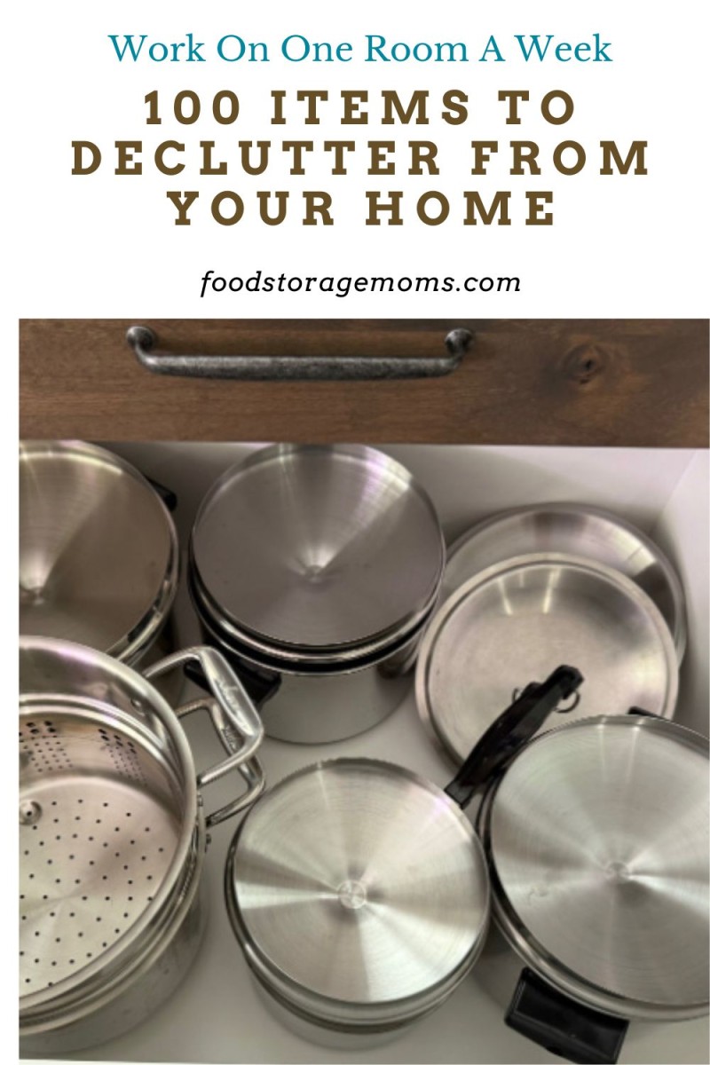 100 Items To Declutter From Your Home - Food Storage Moms