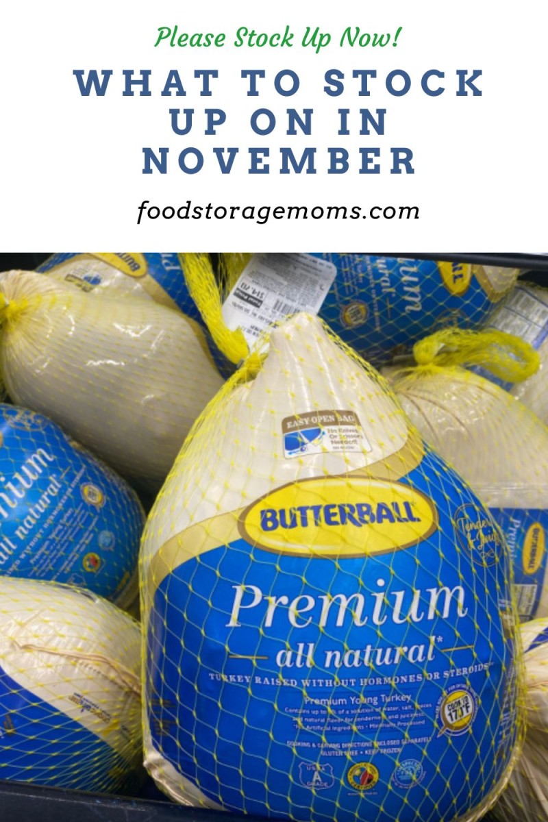 What To Stock Up On In November - Food Storage Moms