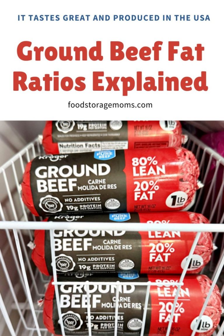 Ground Beef Fat Ratios Explained - Food Storage Moms