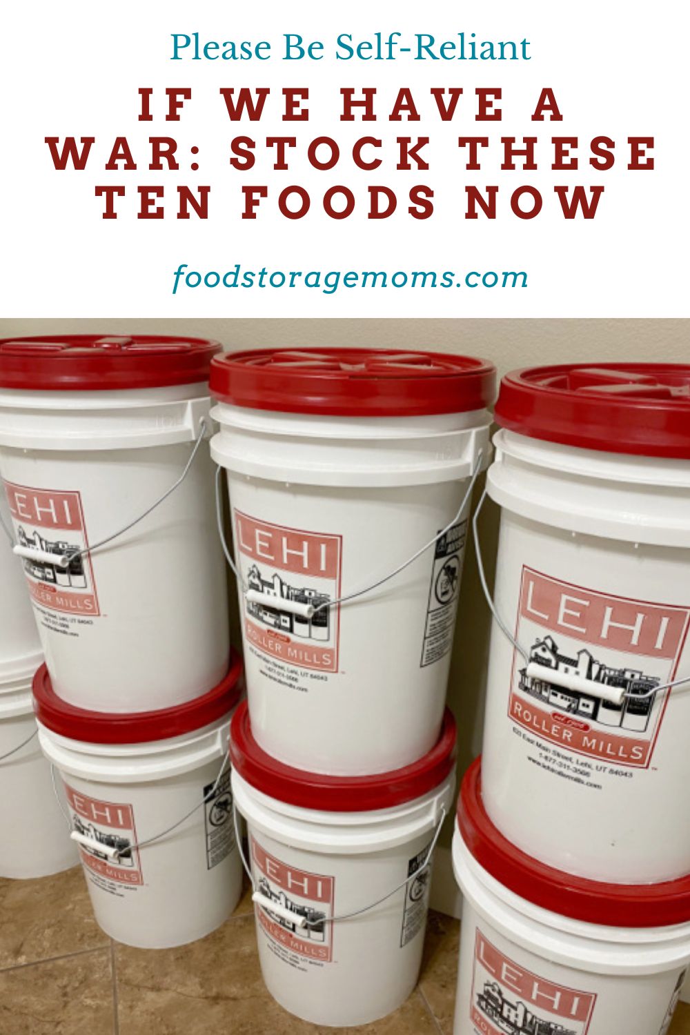 If We Have A War: Stock These Ten Foods Now - Food Storage Moms